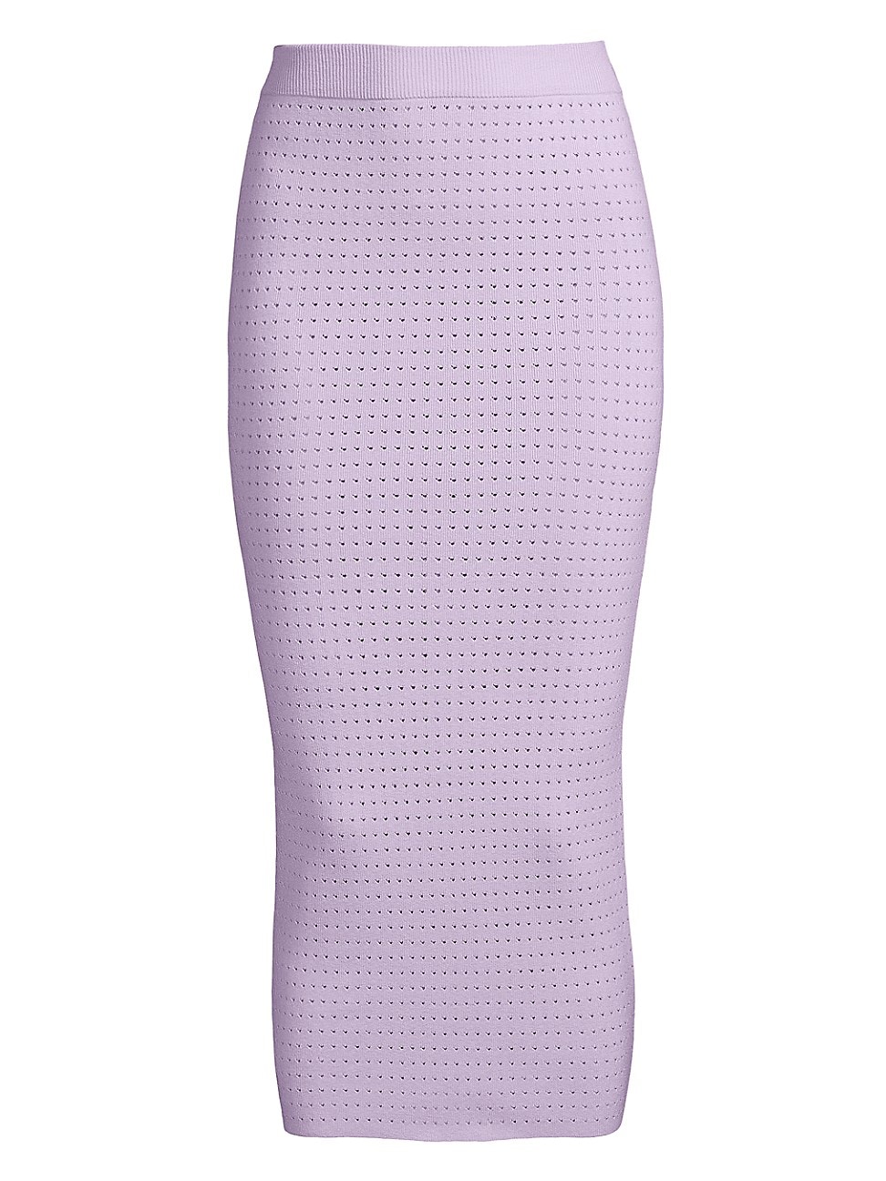 Victor Glemaud Laser-Dot Pencil Skirt Purple Editorialist