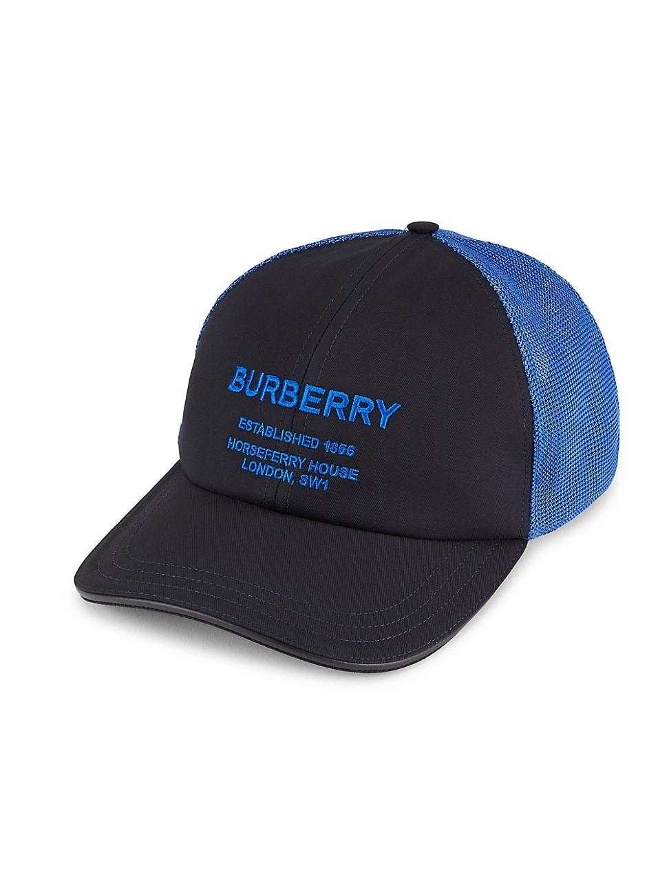 Burberry Horseferry Logo Two-toned Baseball Cap - Navy | Editorialist