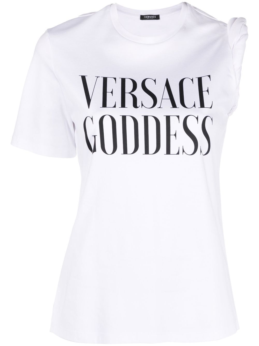 VERSACE Versace Logo-Print Cotton T-Shirt