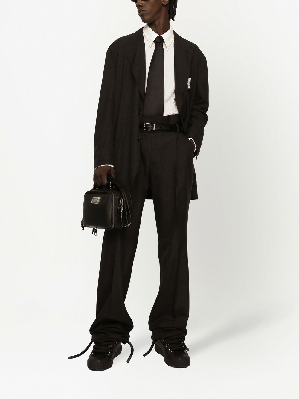 DOLCE & GABBANA button-up satin shirt