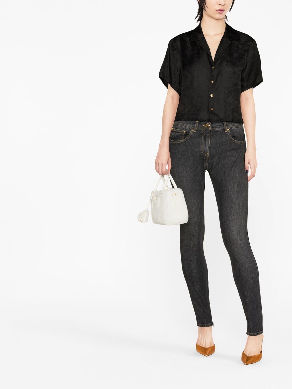 VERSACE Barocco Jacquard Pajama Top