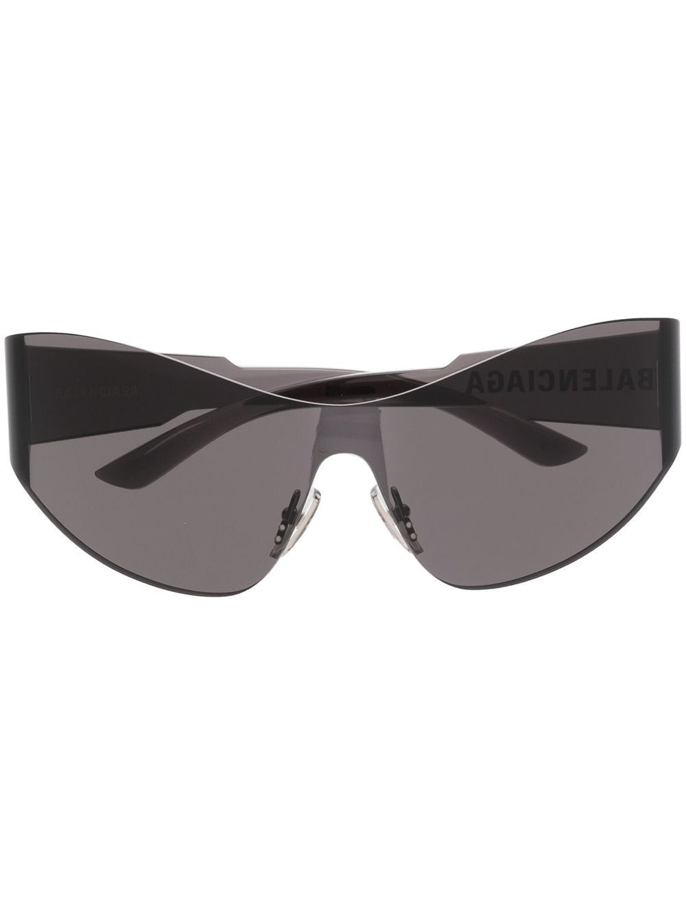 Balenciaga Shield Sunglasses In Black - 12% Off | Editorialist display picture 2