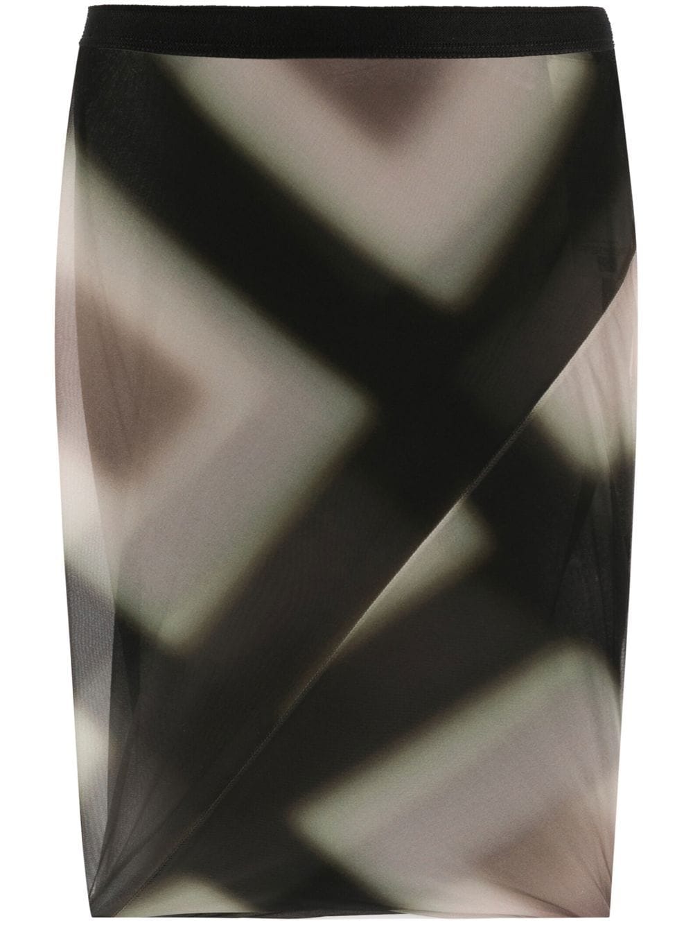 RICK OWENS Rick Owens Semi-Sheer Draped Top