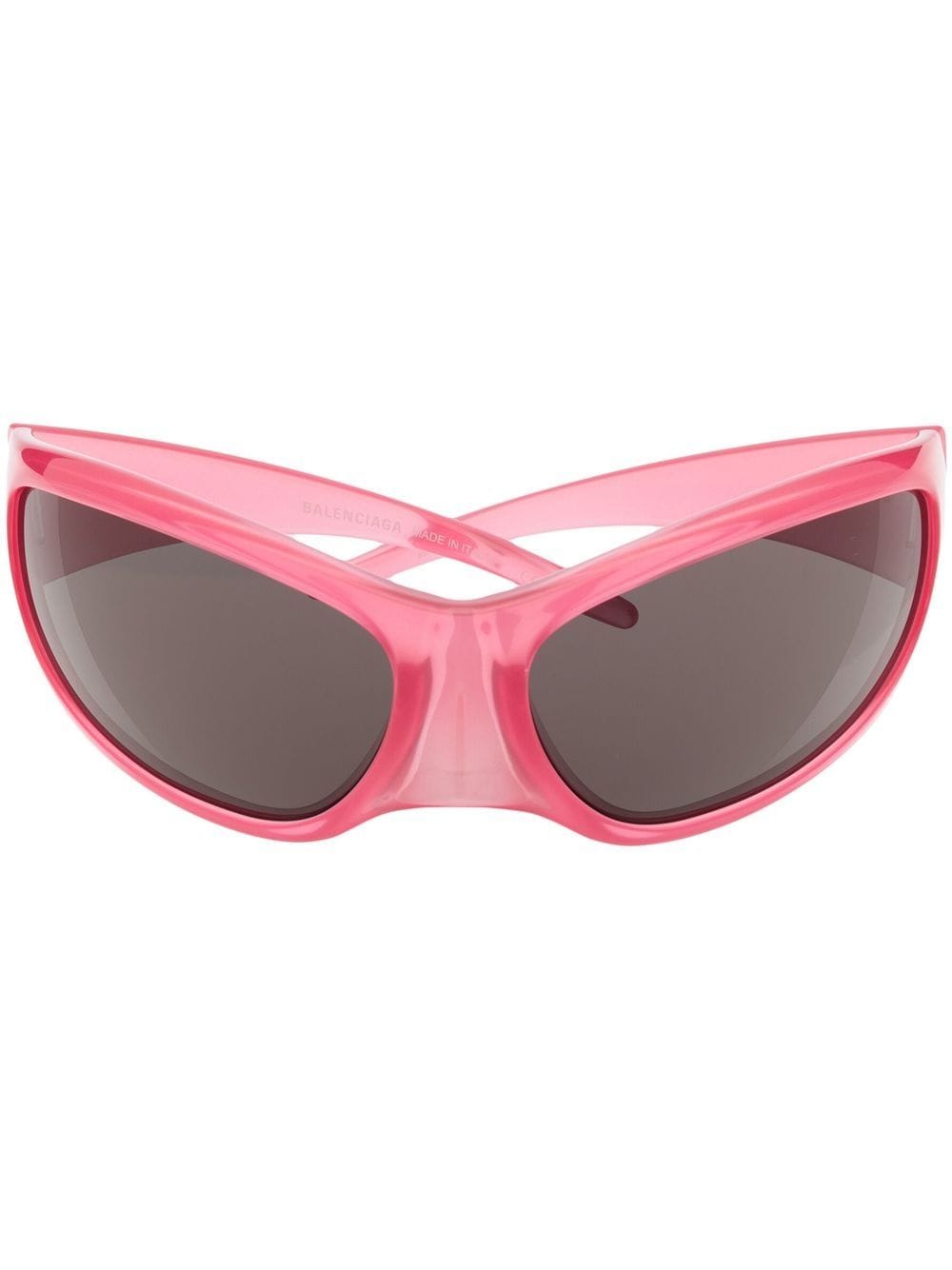 Balenciaga Skin Xxl Cat-eye Sunglasses - Pink | Editorialist