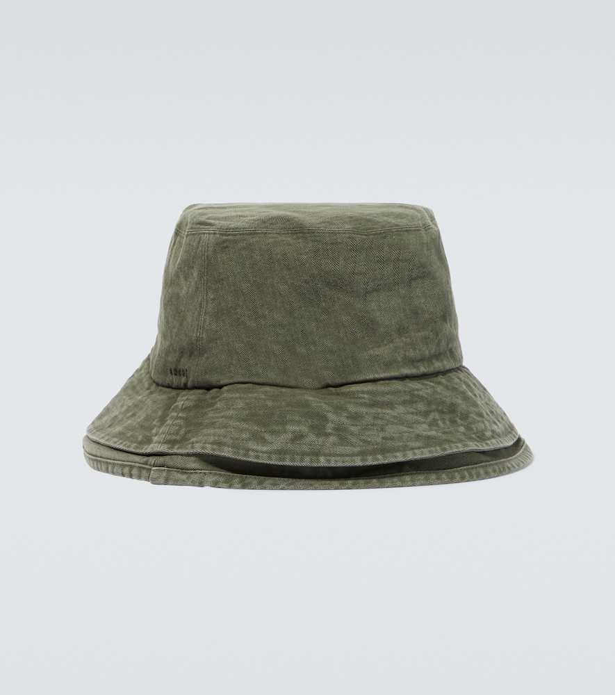 Sacai Pocket Double-Brim Bucket Hat - Black | Editorialist