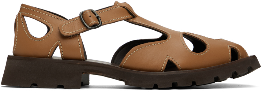 Hereu Tan Floreta Sport Sandals In Walnut - 49% Off | Editorialist