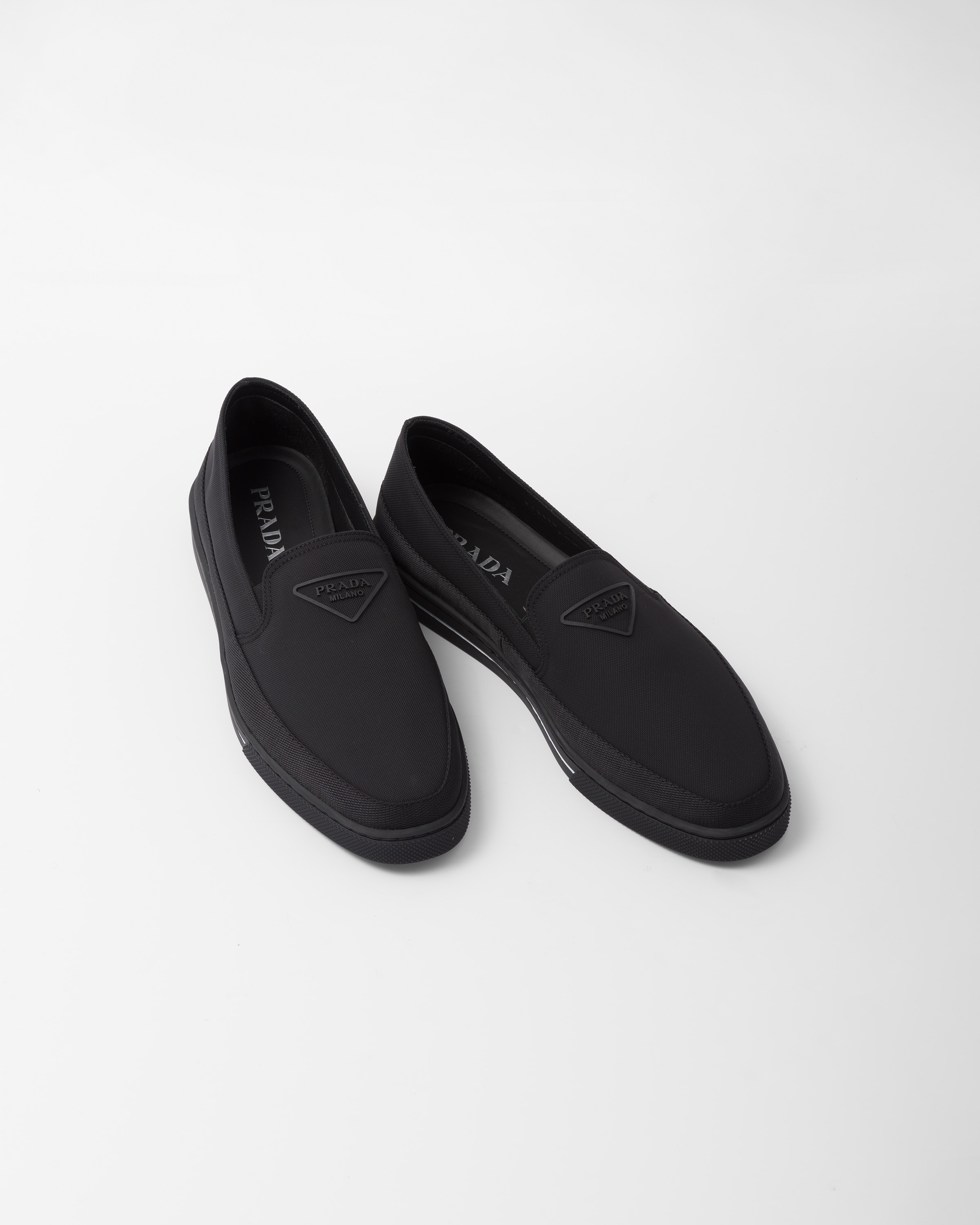 Prada Re-Nylon Slip-On Sneakers - Blue | Editorialist display picture 2