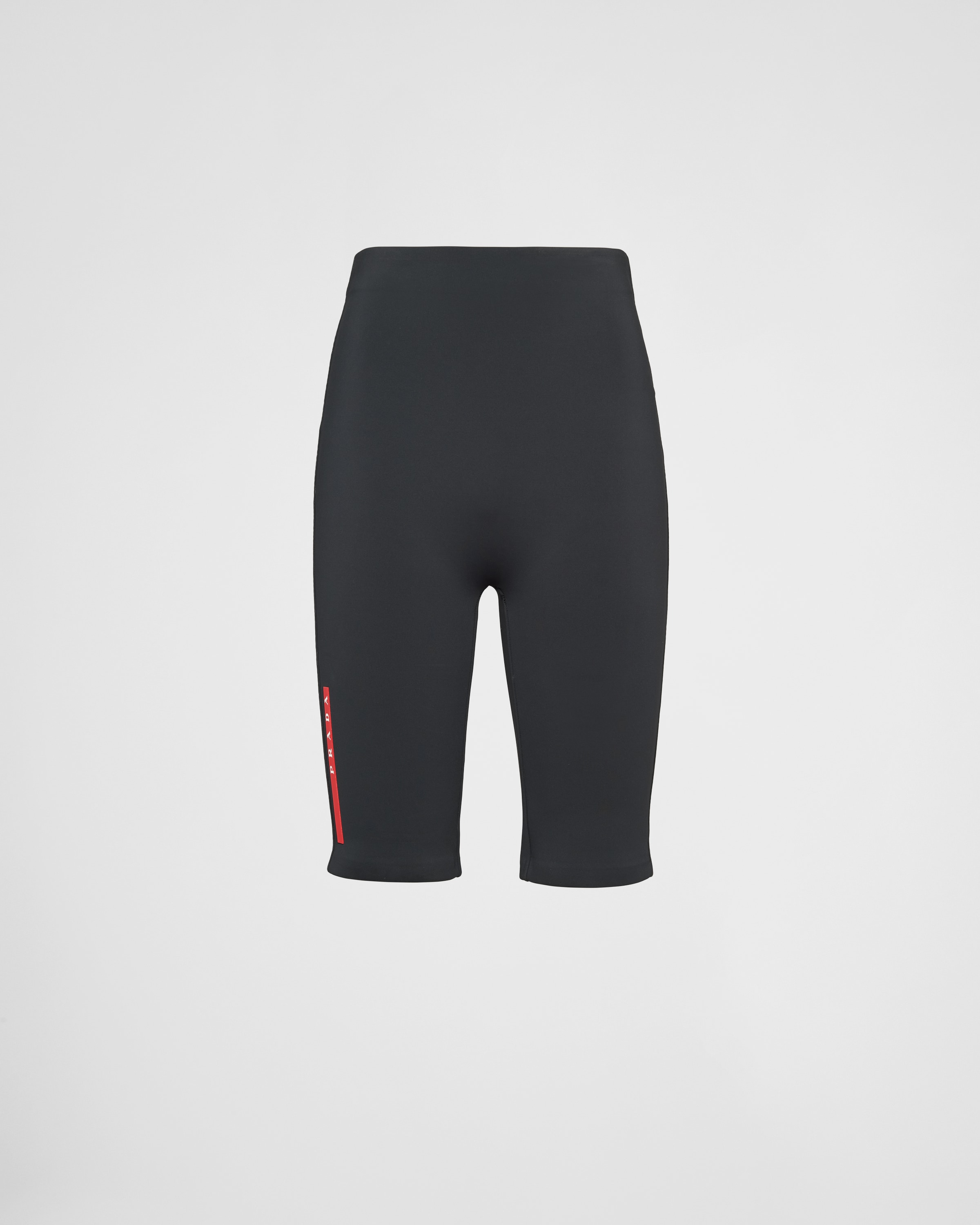 Prada Double Jersey Biker Shorts - Black | Editorialist