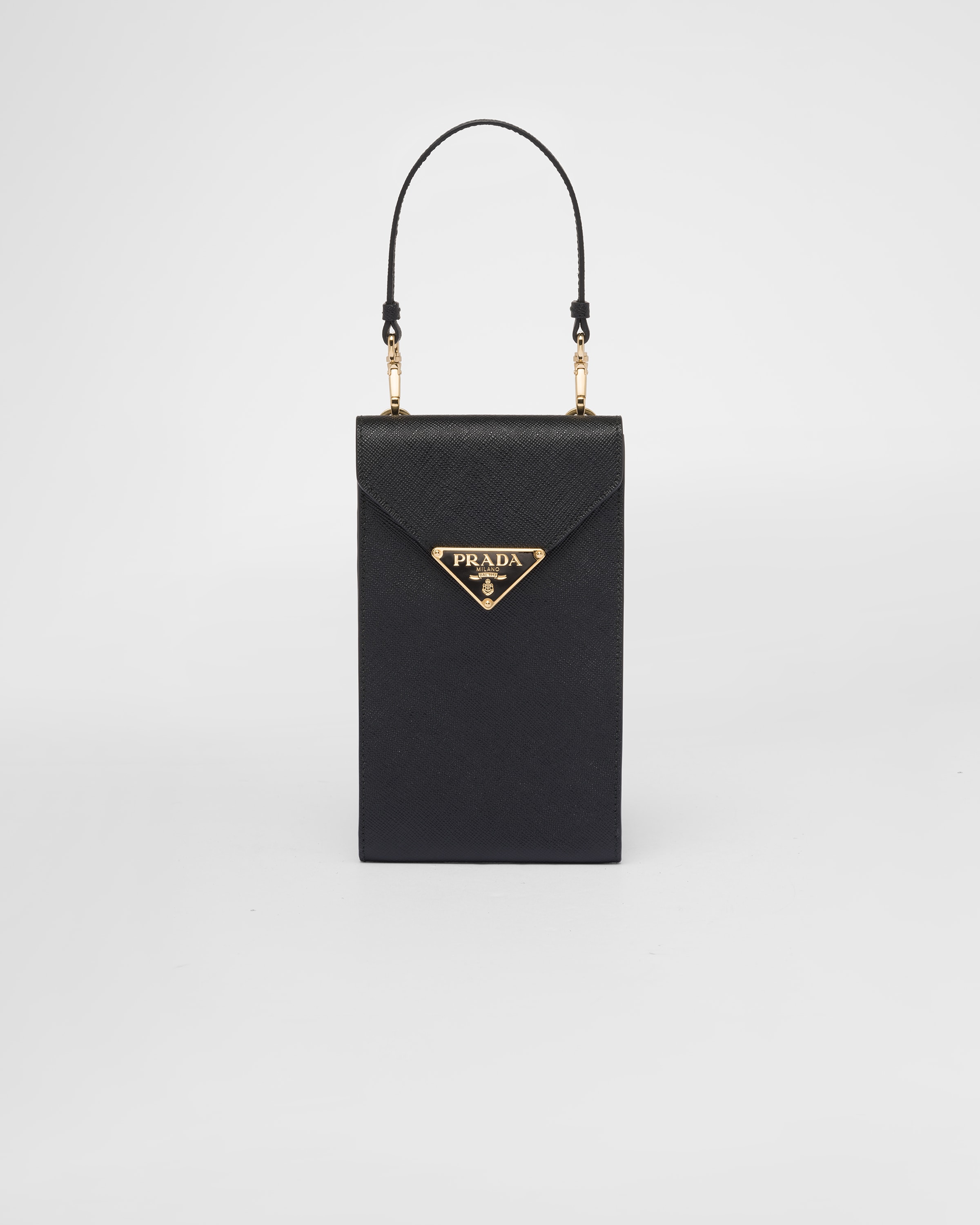 Prada Saffiano Leather Mini Bag - Black | Editorialist