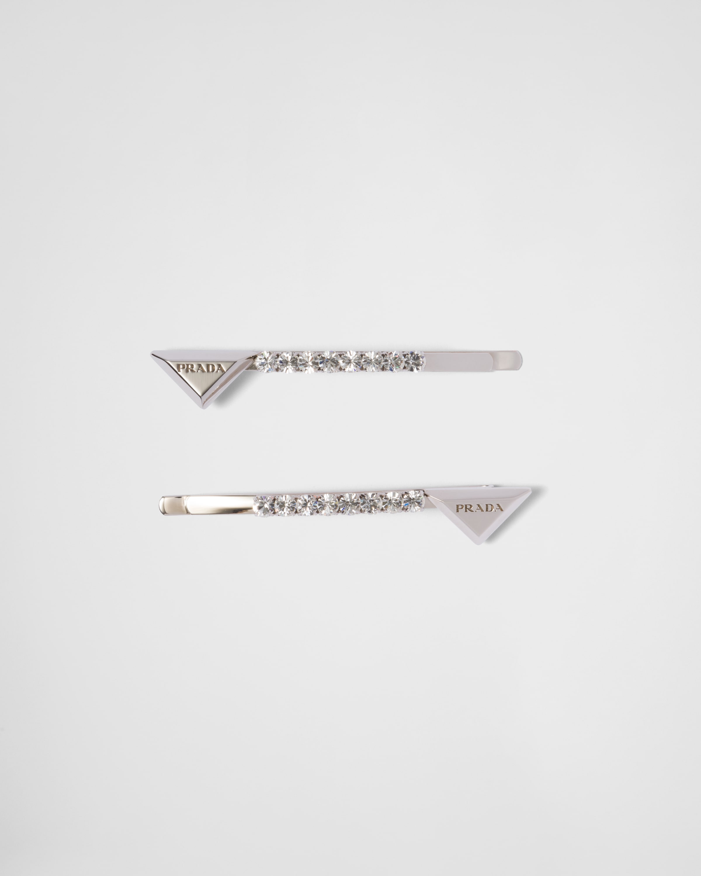 New Prada rhinestone hair clips. Prada Set of 2 embellished hair clips Prada main image 2