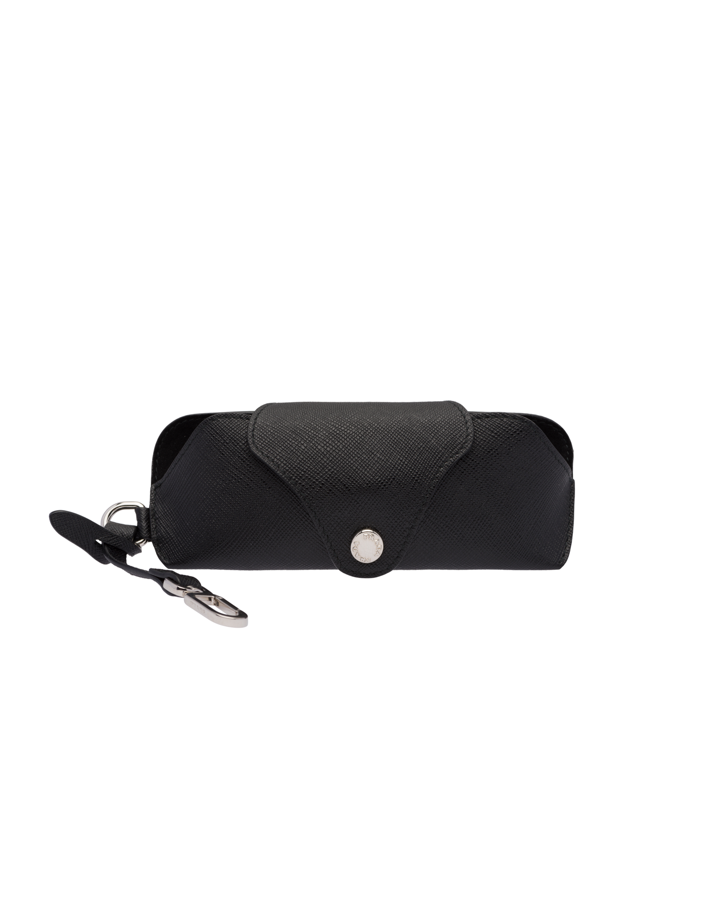Prada Saffiano Leather Glasses Case - Black | Editorialist