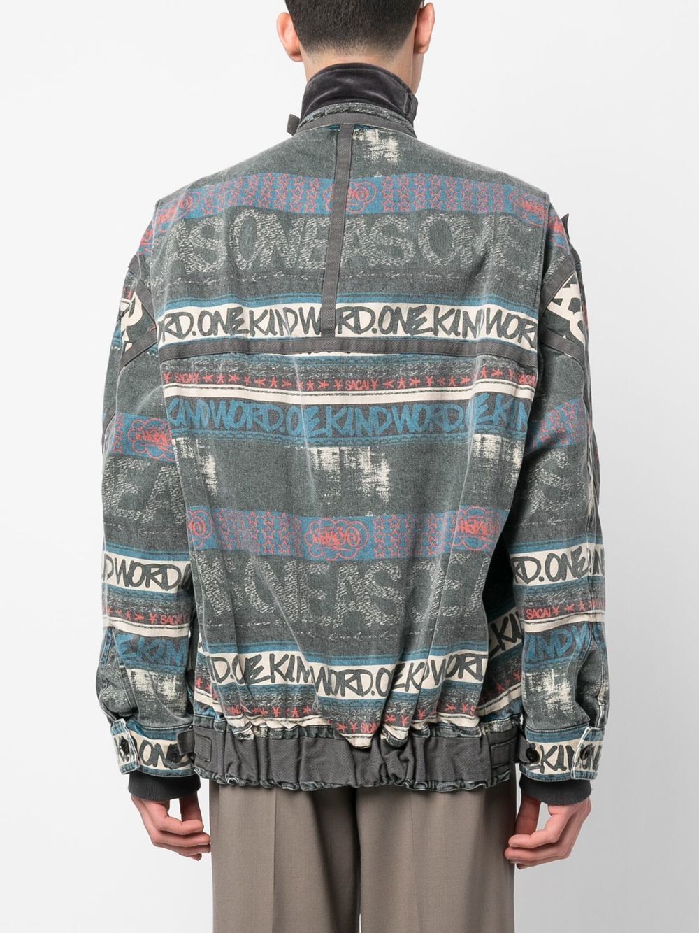 Sacai Paisley-Print Cargo Shirt Jacket In Green - 19% Off