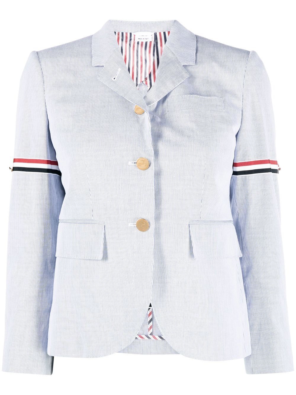THOM BROWNE Short-Sleeve Button Down Shirt