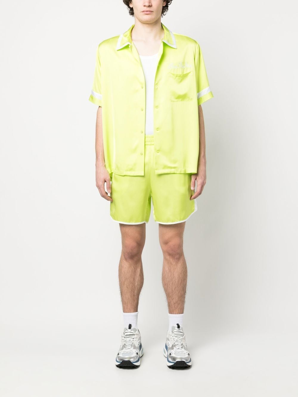 BLUE SKY INN BLUE SKY INN contrasting-sides track shorts