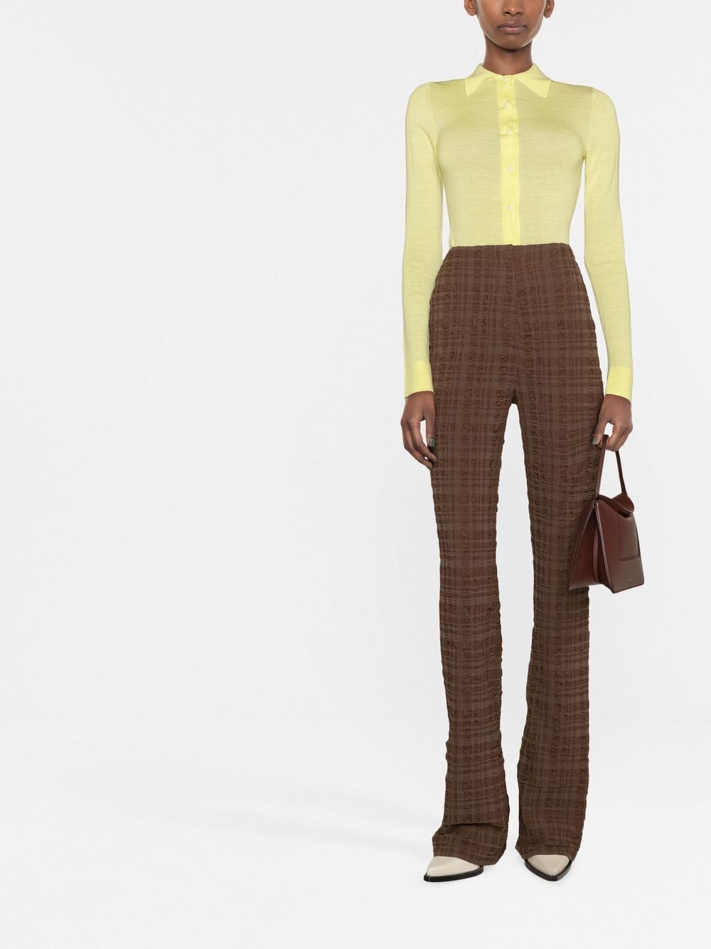 NANUSHKA Nanushka Fine-Knit Long-Sleeve Shirt