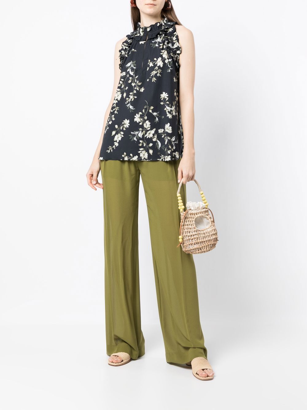 BAMBAH Josephine Floral-Print Blouse