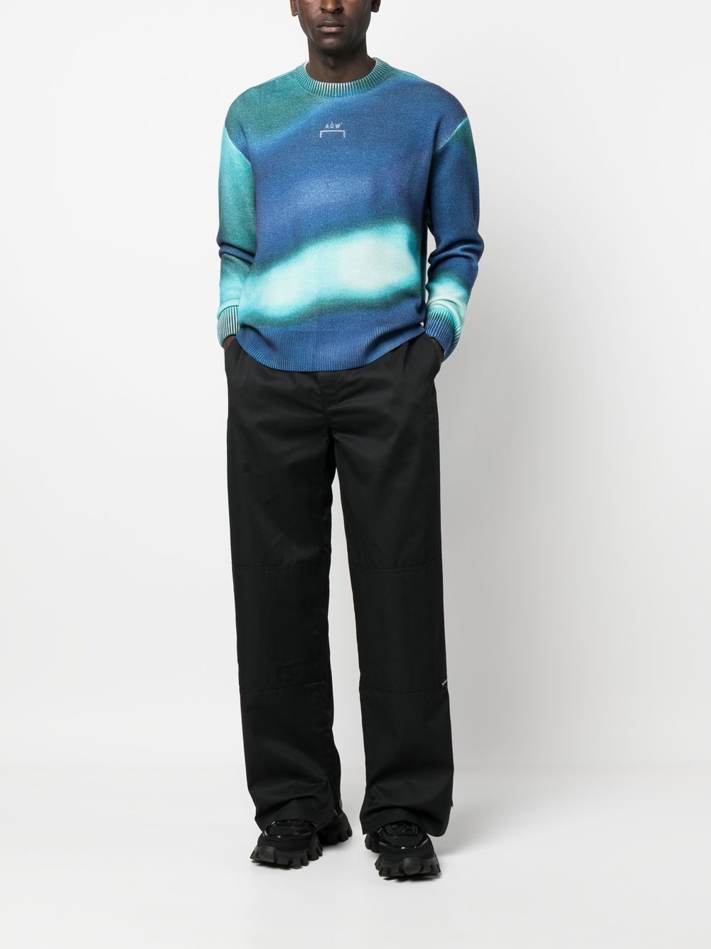 PALM ANGELS reversed waistband chino trousers