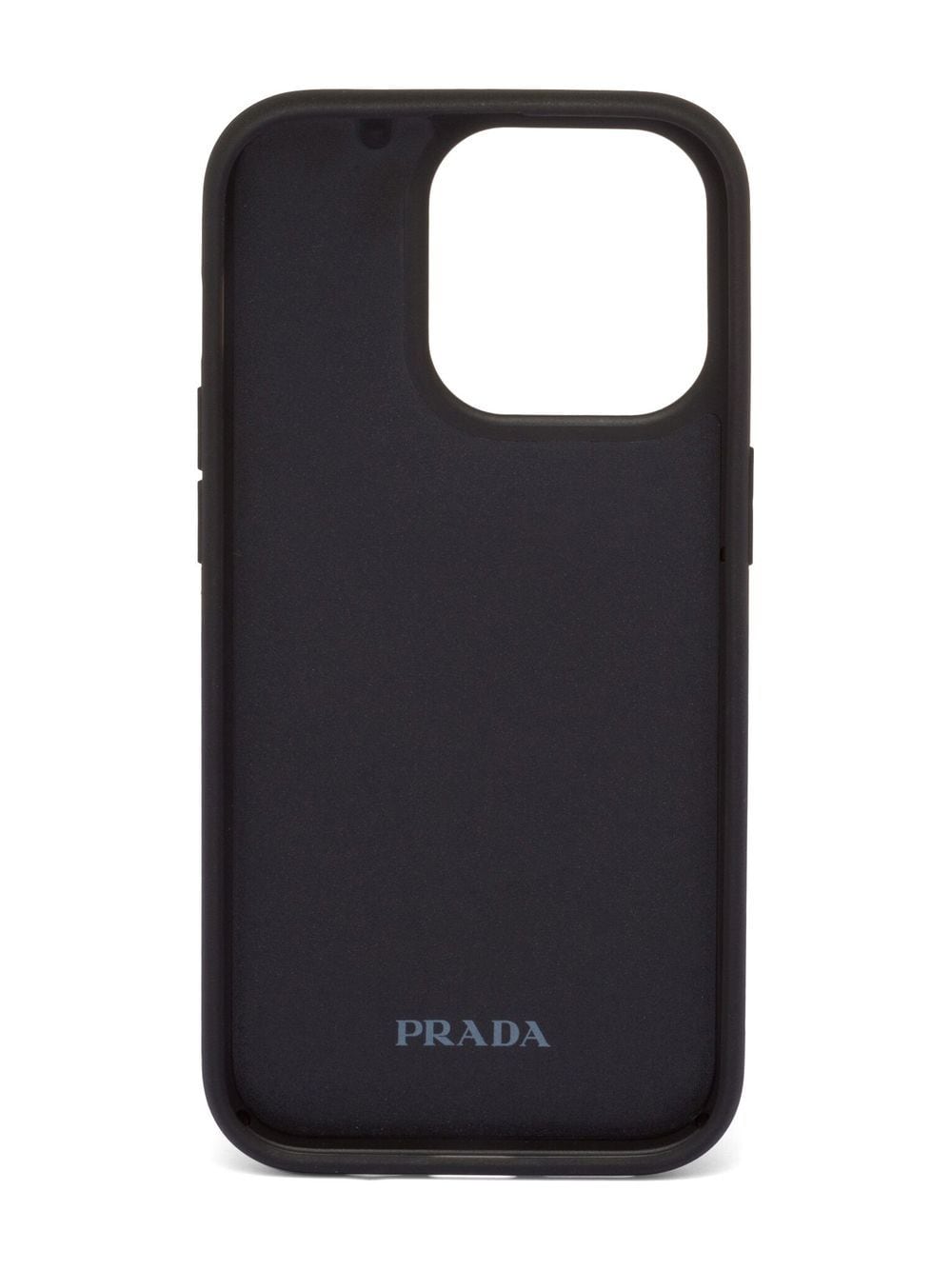 Prada Iphone 14 Pro Padded-Design Case - Black | Editorialist
