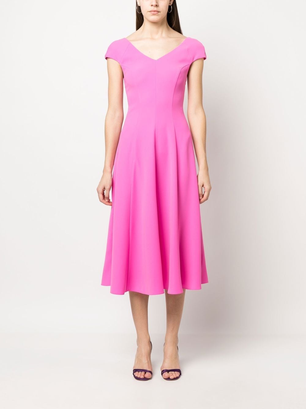 EMPORIO ARMANI Emporio Armani Cut-Out Back Midi Dress