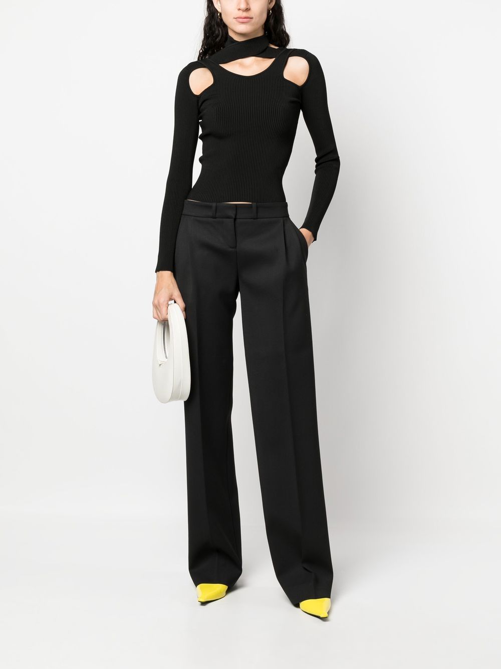 COPERNI Coperni High-Waist Straight-Leg Trousers