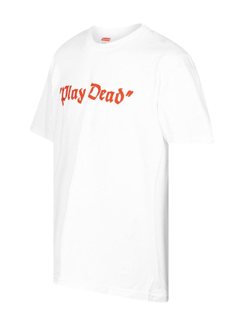 Supreme Slogan-print T-shirt - White | Editorialist