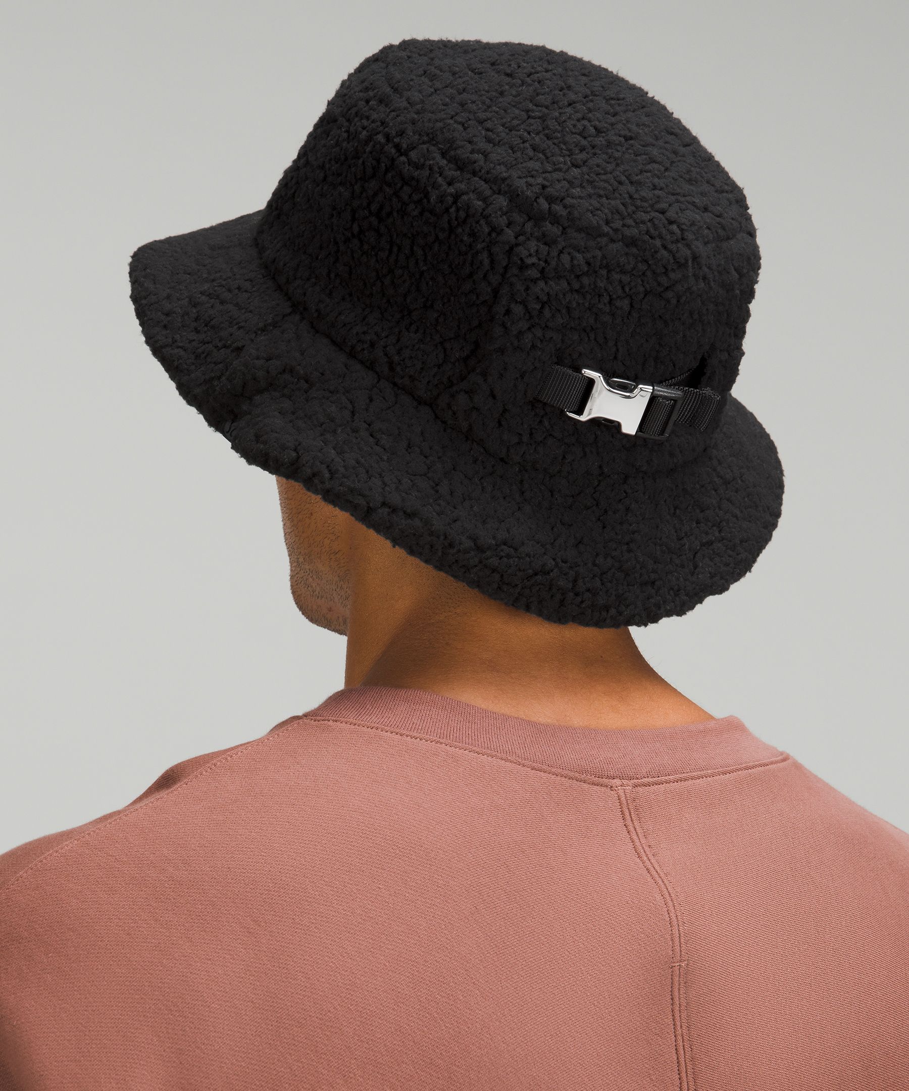 Lululemon Black Textured Fleece Bucket Hat‎ Size S/M Sizing for Bucket Hat? : r/lululemon main image 2