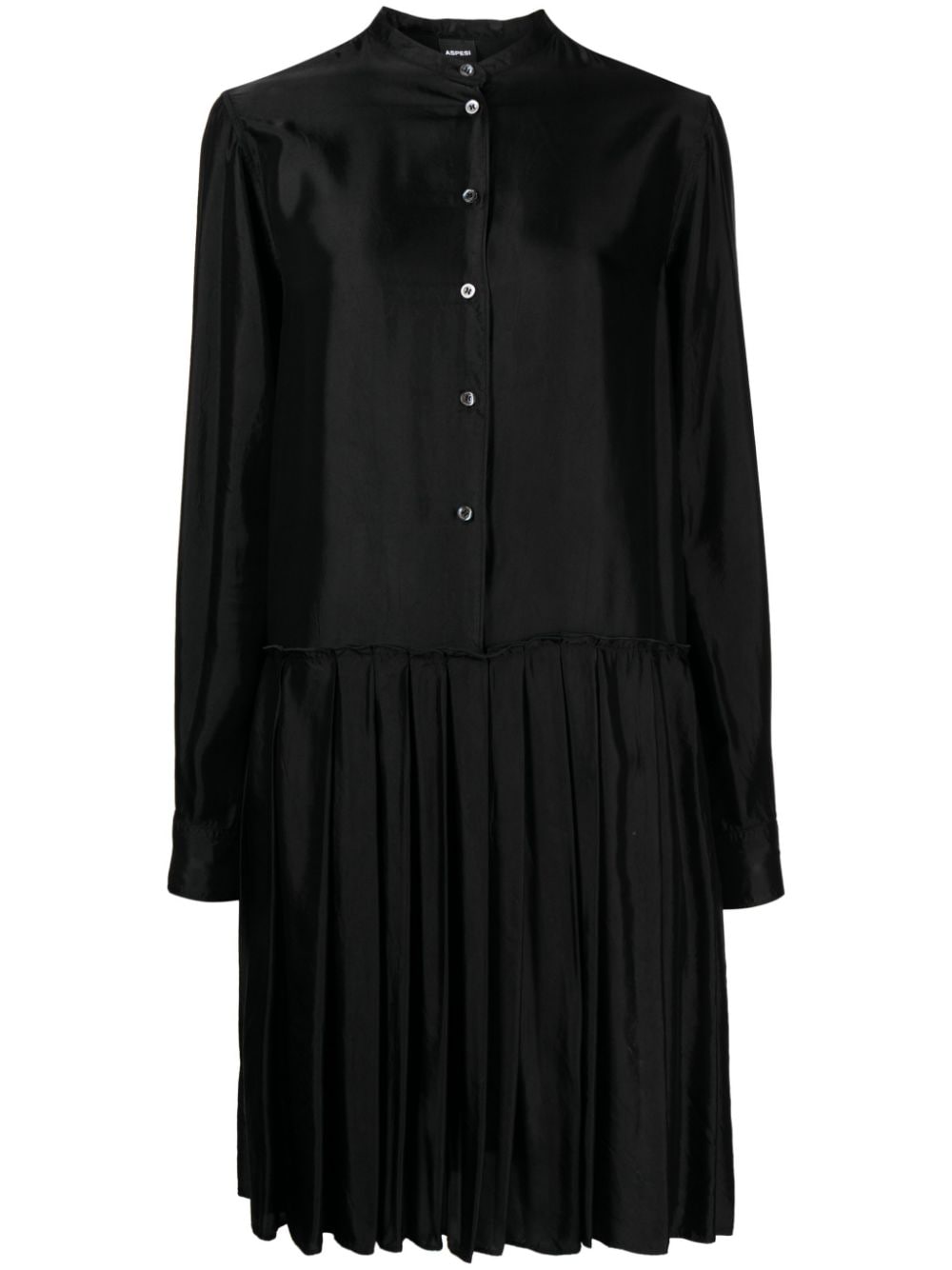 ASPESI Pleated-Detail Midi Dress
