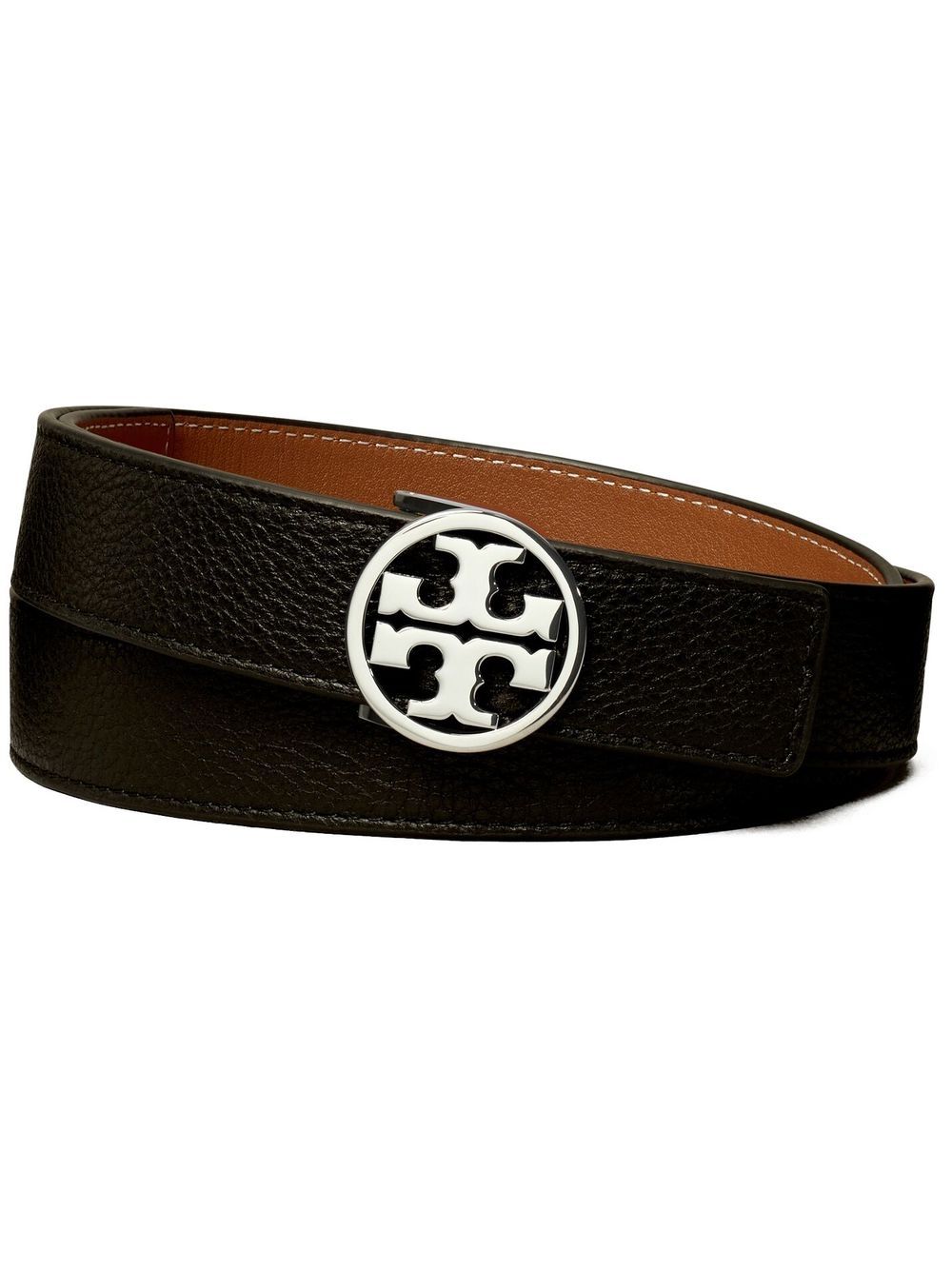 Tory Burch Miller Reversible Belt - Black | Editorialist display picture 1