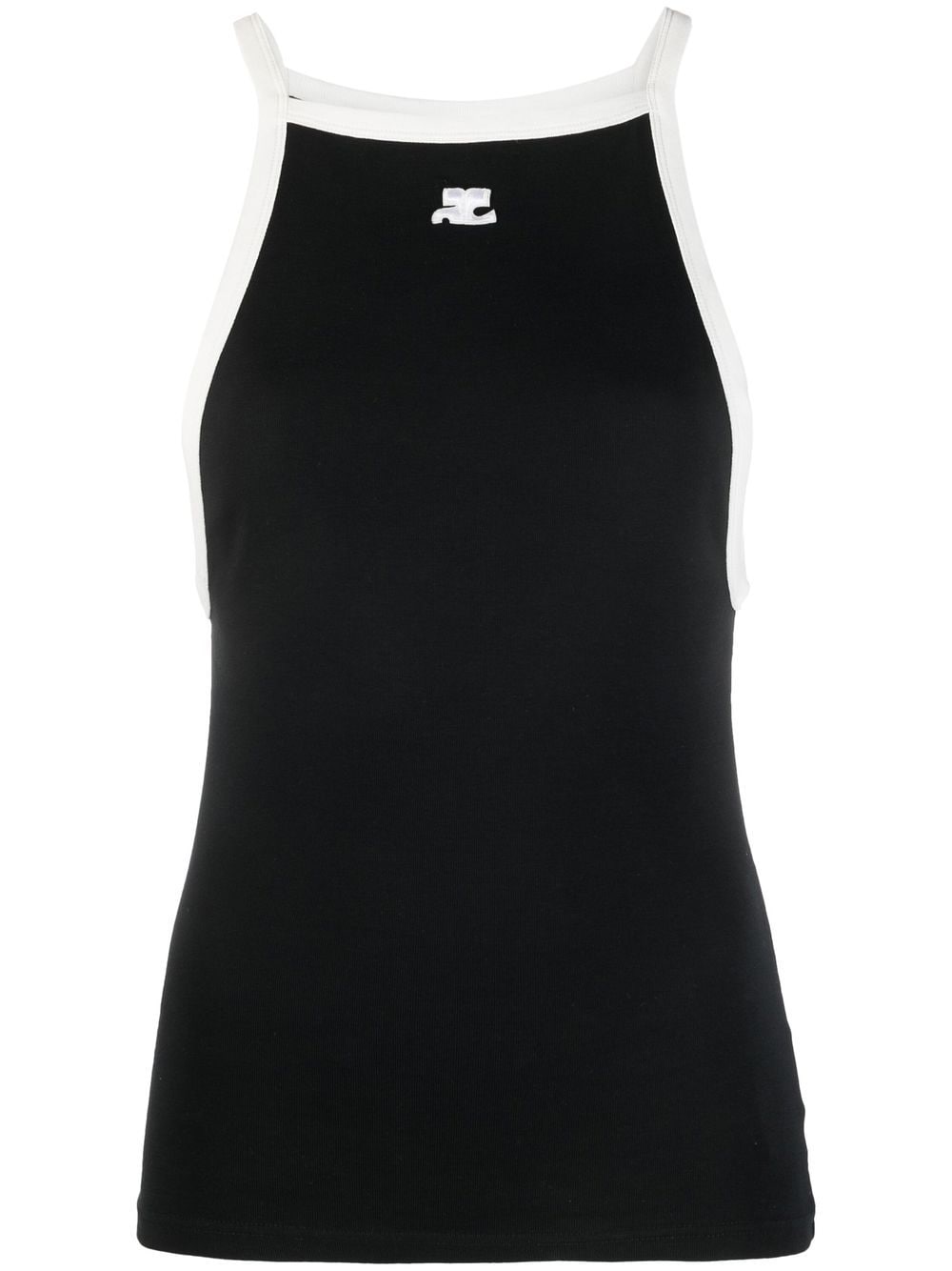 Courreges Straight-Hem Tank Top In Black - 30% Off Courreges Straight-Hem Tank Top In Black - 30% Off