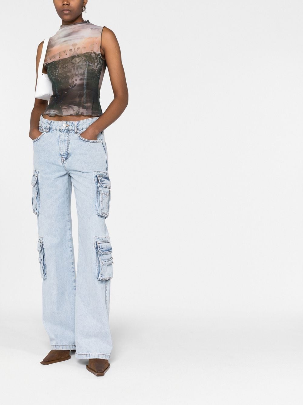 MISBHV Skater Low-Rise Cargo Jeans