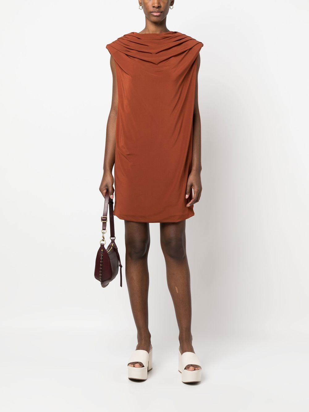 FEDERICA TOSI Federica Tosi Ruched Mini Dress
