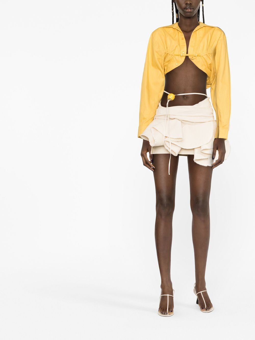 JACQUEMUS Jacquemus Le Papier Bolero Shirt