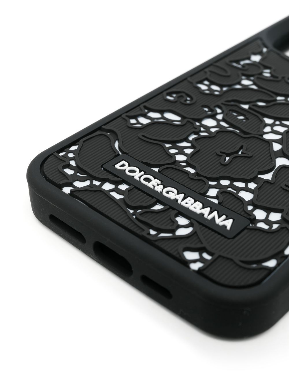 Dolce & Gabbana Floral Logo-Patch Iphone Pro Max Case Dolce & Gabbana Floral Logo-Patch Iphone Pro Max Case