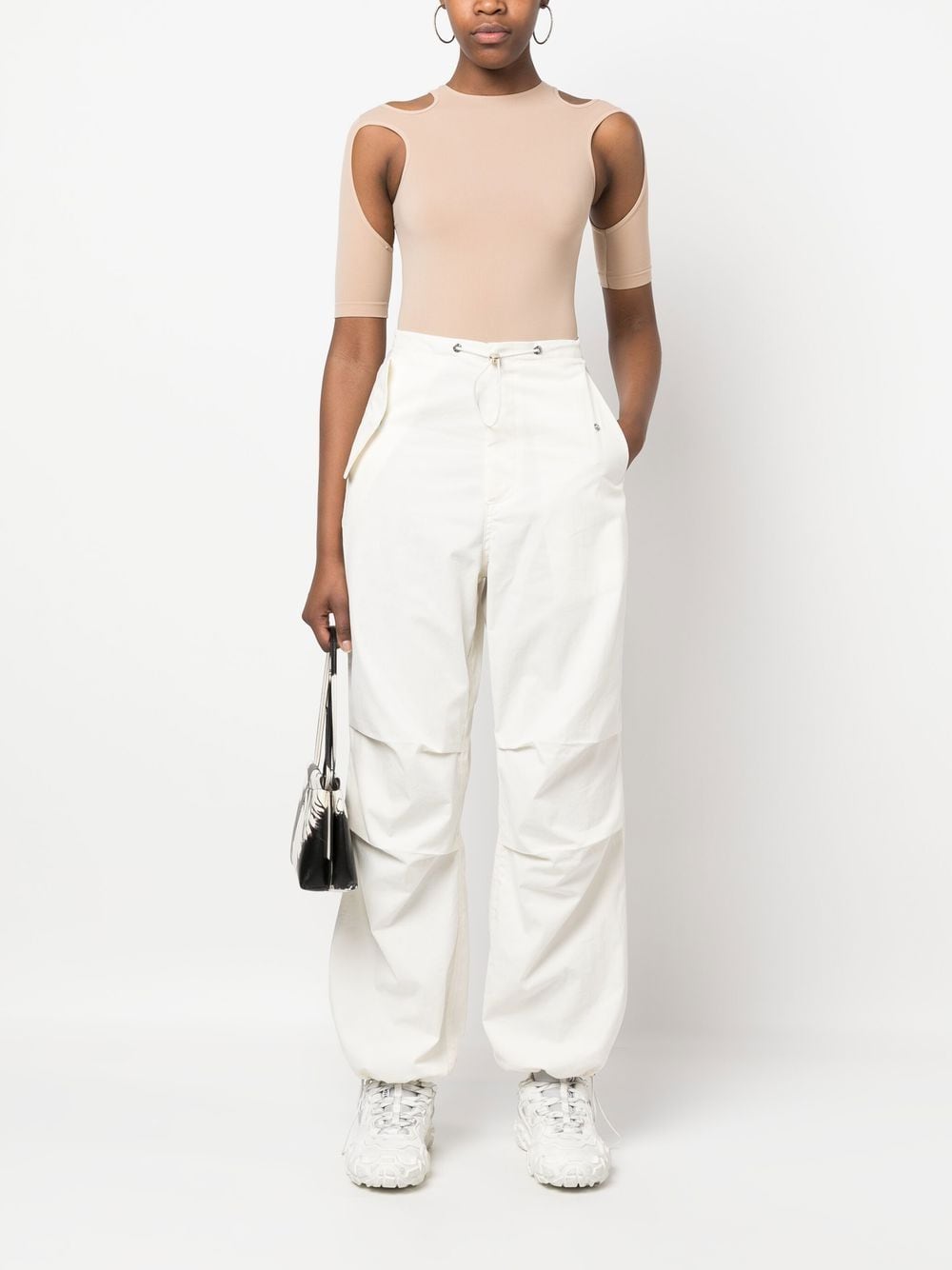 ANDREADAMO ANDREĀDAMO Cut-Out Detail Stretch Top