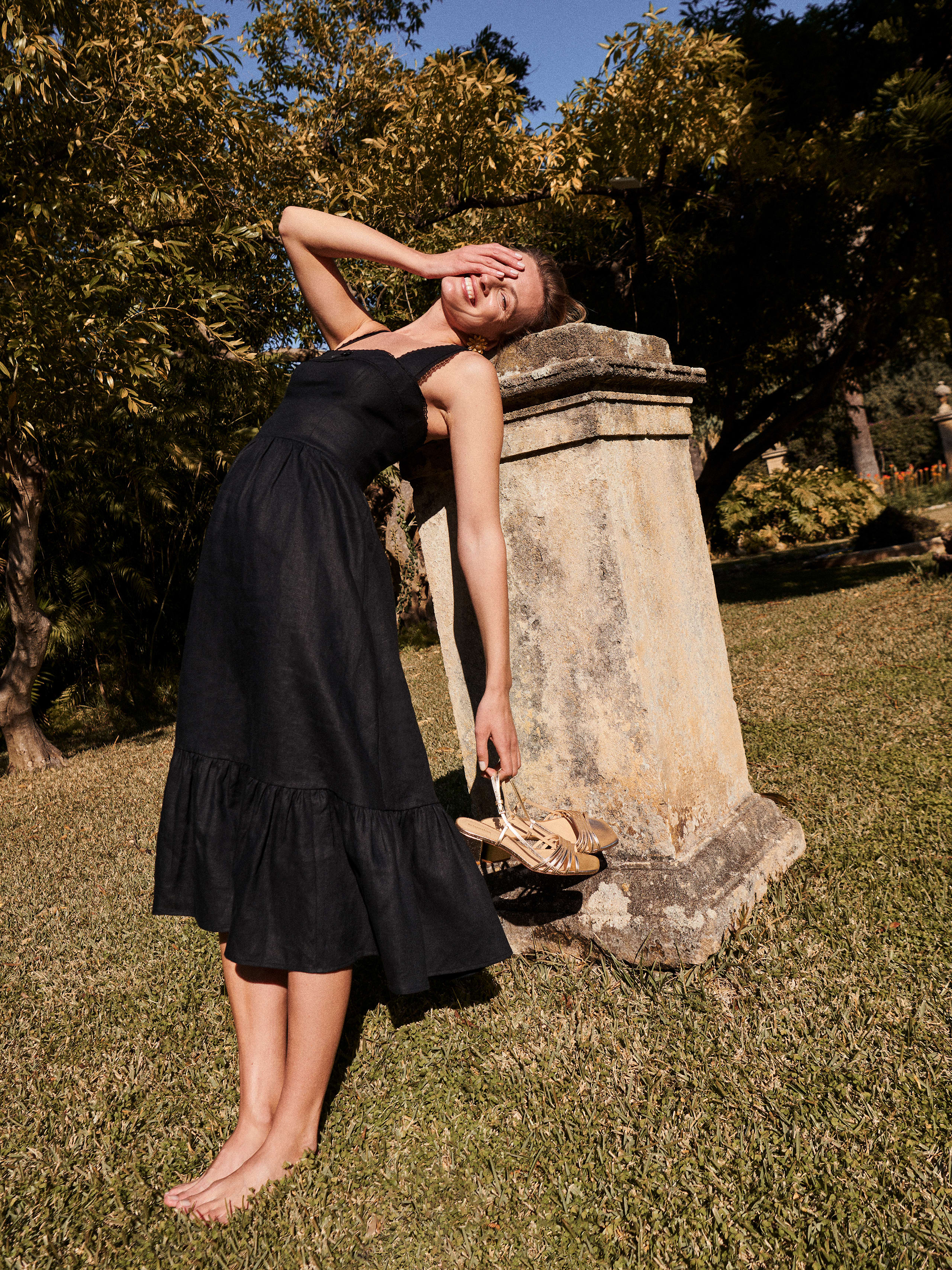 reformation rowen linen dress Rowen Maxi Linen Dress