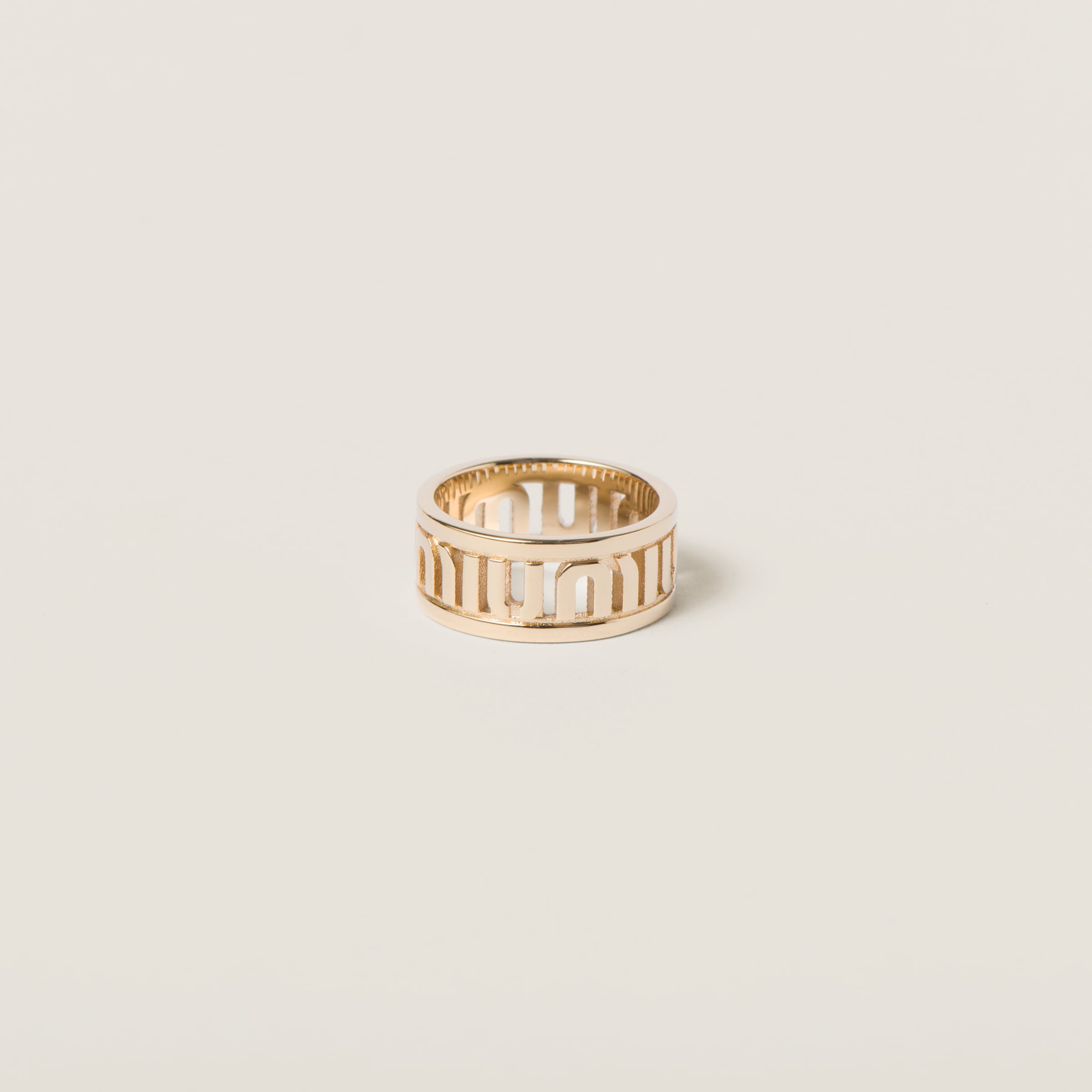 Miu Miu Metal Ring - Gold | Editorialist