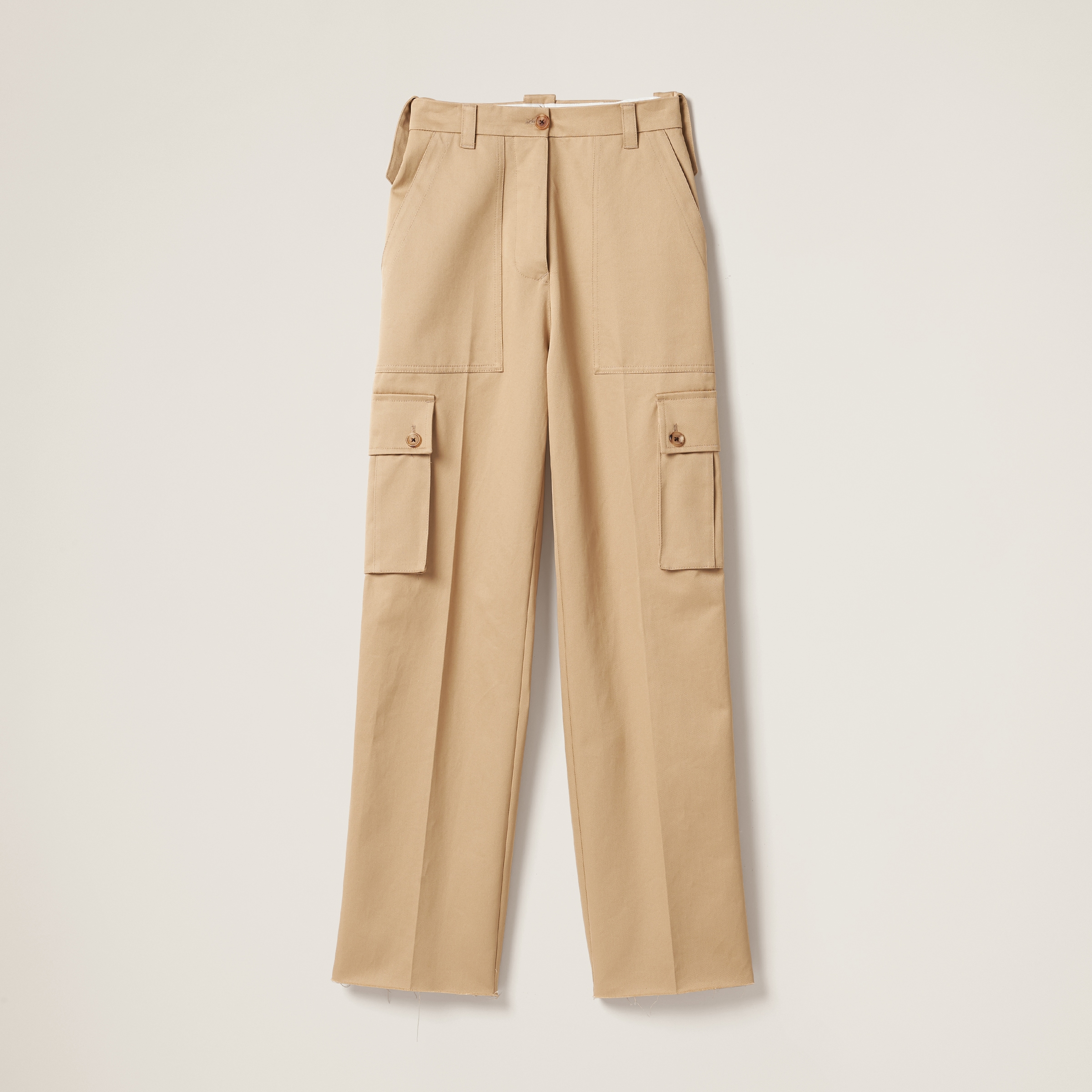 Miu Miu Straight Fit Chino Pants - Cord | Editorialist