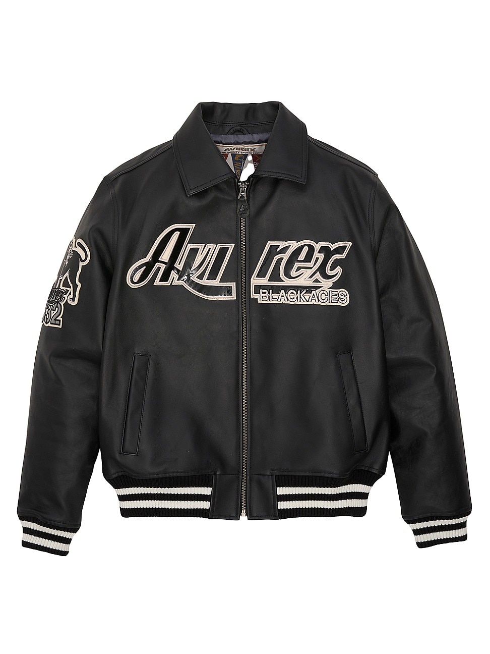 ジャケット・アウター AVIREX A-2 leather jacket flight jacket Vintage Avirex A-2 Leather Bomber Jacket Smoker | eBay
