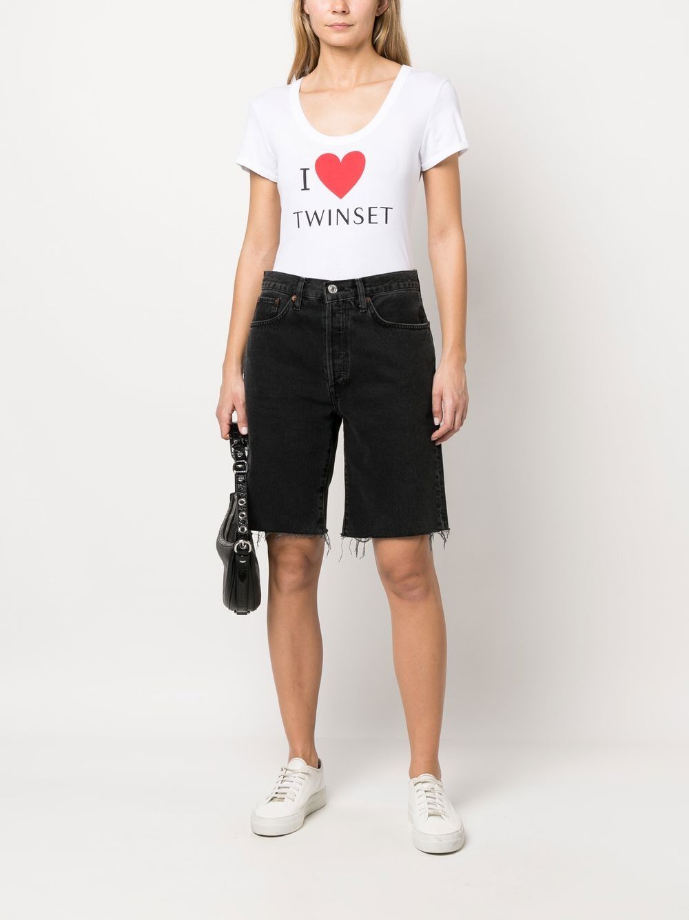 TWINSET TWINSET Logo-Detail Cotton T-Shirt