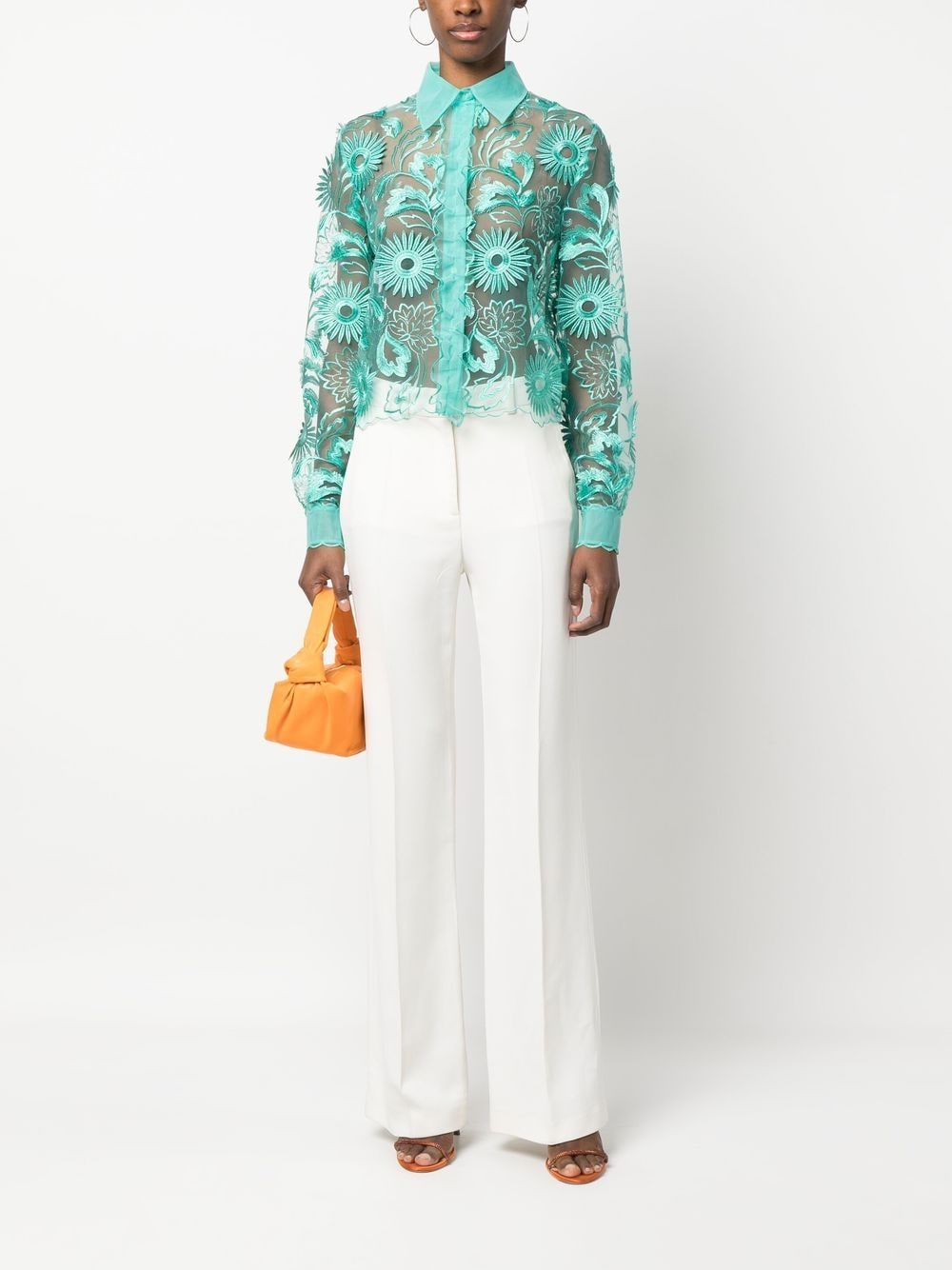 ALBERTA FERRETTI Alberta Ferretti Embroidered Shirt