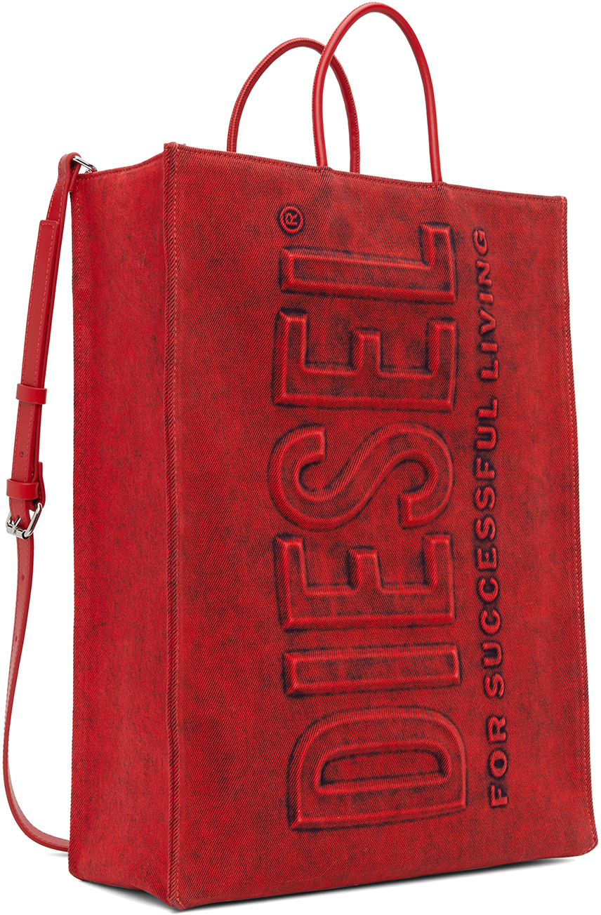 Diesel Red Dsl 3d Tote In T4042 - 48% Off | Editorialist