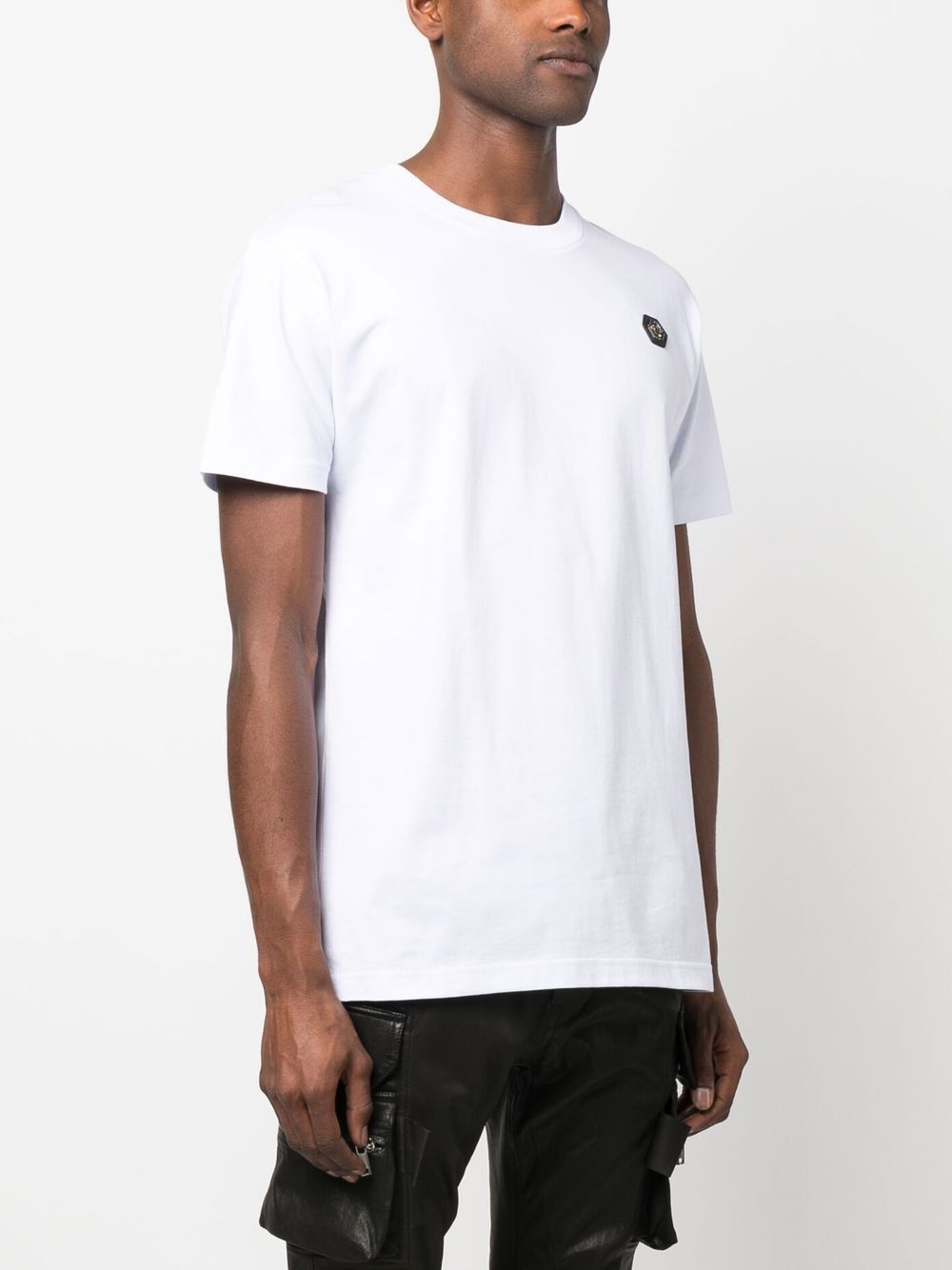 PHILIPP PLEIN logo-patch t-shirt