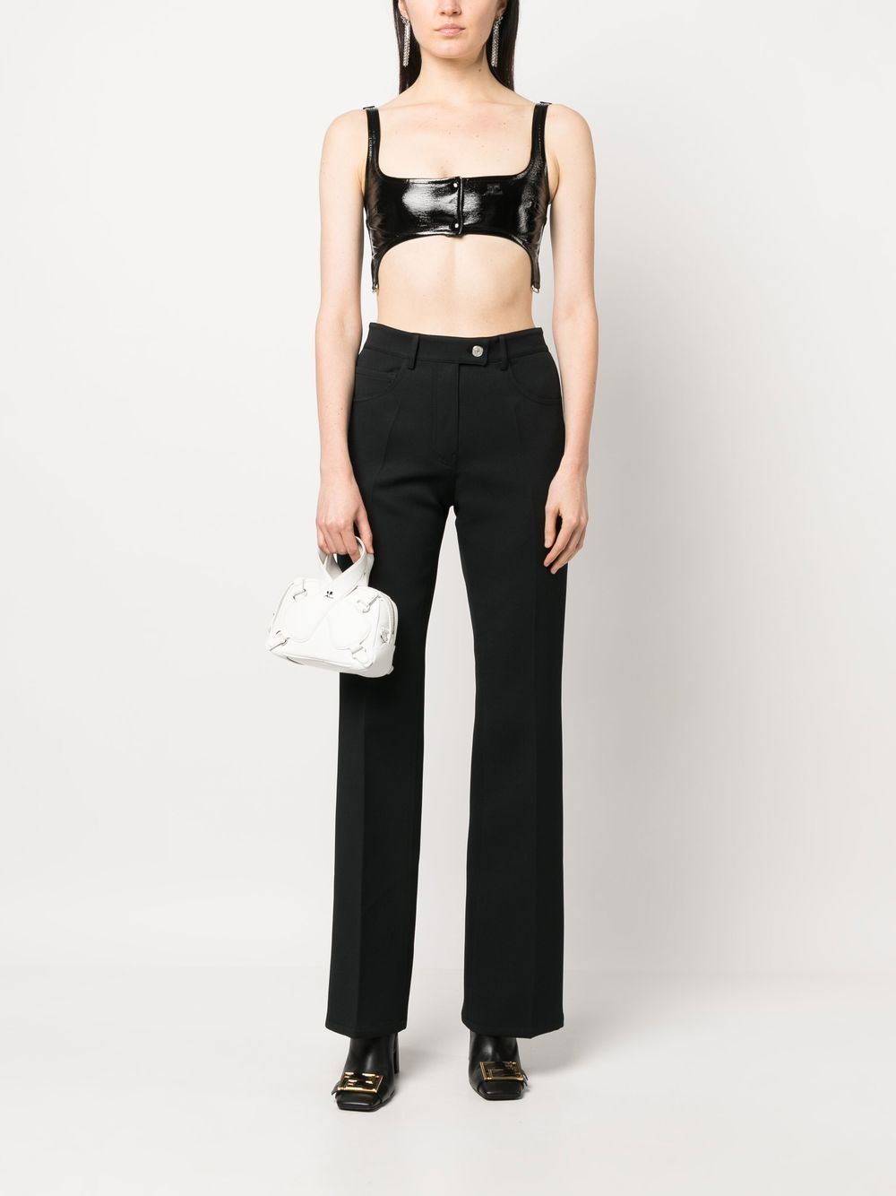 COURREGES Courrèges Low-Rise Bootcut Trousers