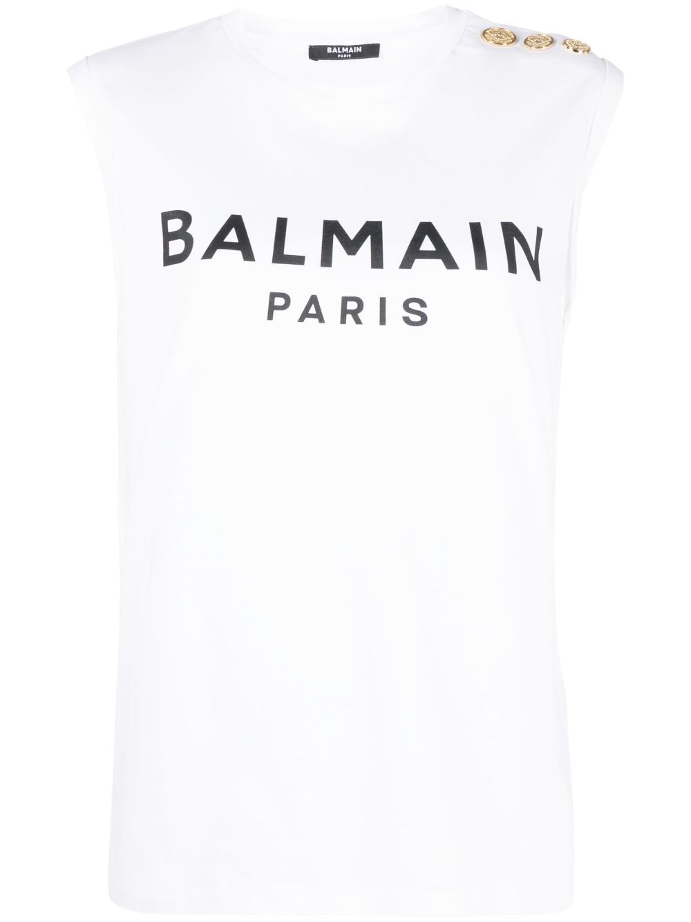 BALMAIN Balmain Logo-Print Tank Top
