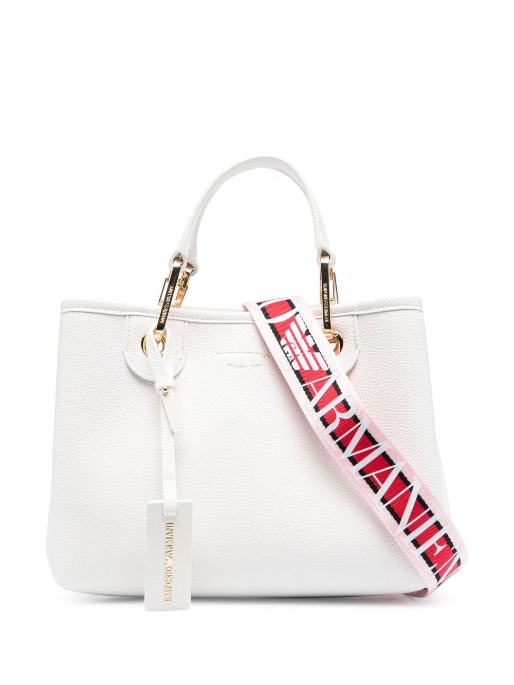 EMPORIO ARMANI Emporio Armani logo-strap tote bag