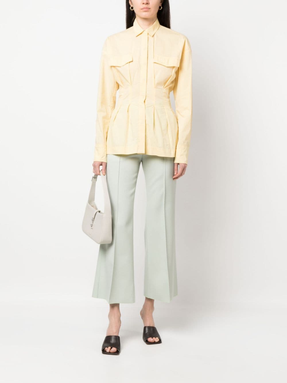 LANVIN Lanvin Cropped Flared Trousers