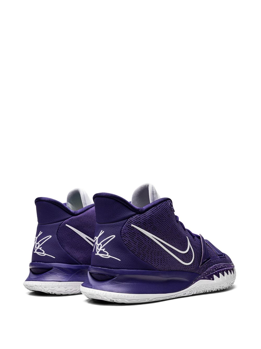 white and purple kyrie