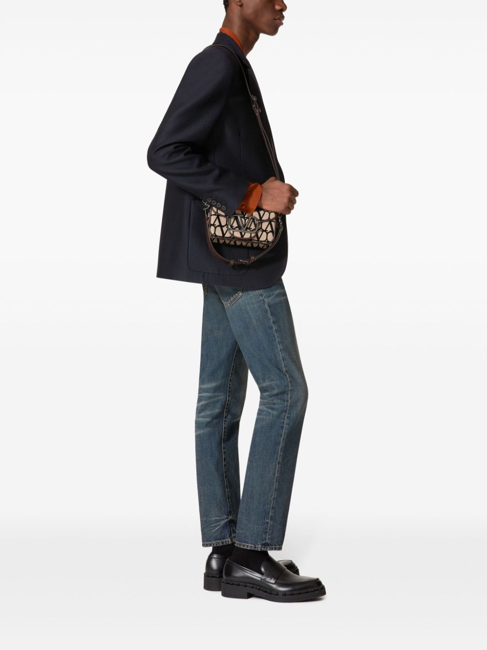 VALENTINO Mini Locò Toile Iconographe Shoulder Bag