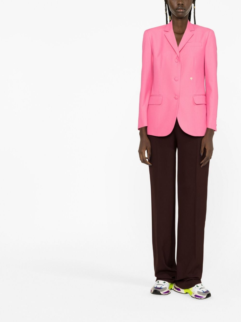 PALM ANGELS Palm Angels Miami Single-Breasted Blazer