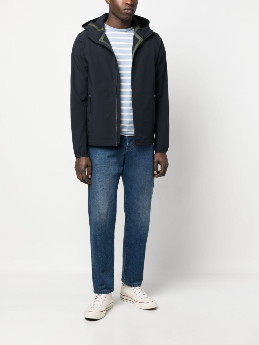 HERNO Herno Zip-Up Hooded Bomber Jacket